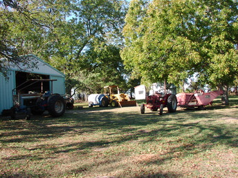 Pecan Harvesting Fleet (2013-01-20) - Tractor Shed