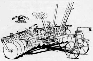 Horse Drawn John Deere Disk Harrow - Yesterday's Tractors