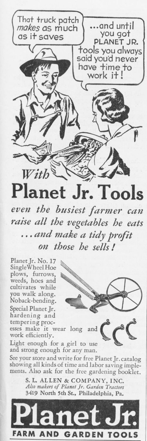 1938 Planet JR. Garden Tractor Tools (2010-01-08) - Tractor Shed