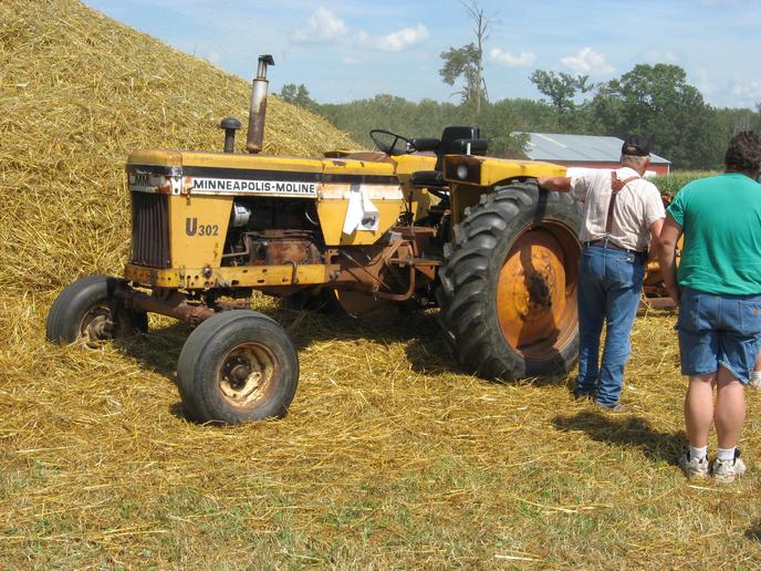Moline Uni Combines and picker pictures in action | Yesterday's ...