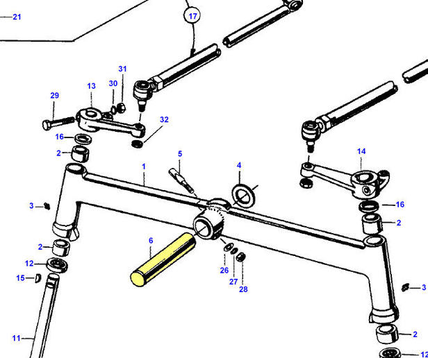 1961 MF 205 Front Axle Pivot Shaft | Yesterday's Tractors Forums