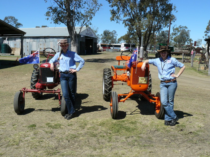 PHOTO - Daughters and their tractors | Yesterday's Tractors Forums