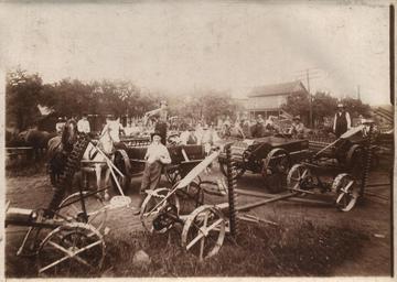 1889 Augusta Ohio Fairgrounds (2011-08-08) - Tractor Shed