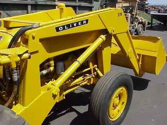 Used Farm Tractors for Sale: Oliver 550 Indust. Loader/Bhoe (2005-06-27 ...
