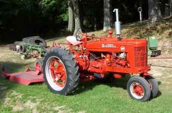 Used Farm Tractors for Sale: 1949 Farmall M Diesel W/Bushog (2005-09-22 ...