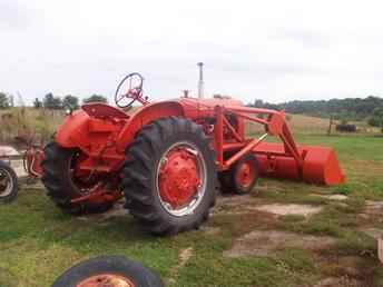 Used Farm Tractors for Sale: Allis Chalmers WD45 & Loader (2005-10-11 ...