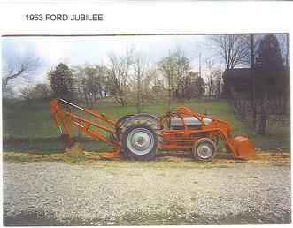 Used Farm Tractors for Sale: 1953 Ford Jubilee Backhoe (2006-03-15 ...
