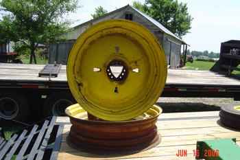 Used Farm Tractors for Sale: Pair Of John Deere Cast Wheels (2006-06-20 ...