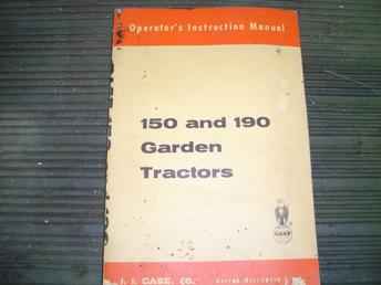 Used Farm Tractors for Sale: Case 150 & 190 Garden Tractor (2006-07-26 ...