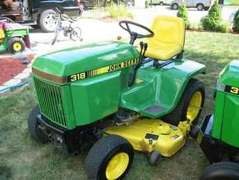 Used Farm Tractors for Sale: 1988 John Deere 318 Garden Tractor (2006 ...