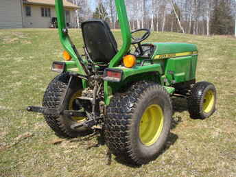 Used Farm Tractors for Sale: John Deere 855 W/ 72" Mower (2008-04-30 ...