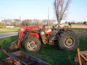 Used Farm Tractors for Sale: Massey Ferguson 375 W/ Loader (2008-05-05 ...