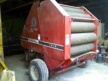 Used Farm Tractors for Sale: Gehl 1310 Round Baler (2008-06-30 ...