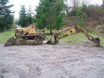 Used Farm Tractors for Sale: Oliver OC3 W/ Ware Backhoe (2008-12-06 ...