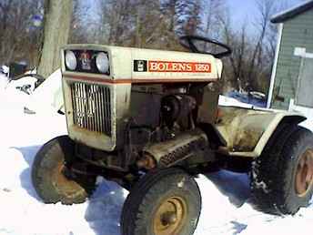 Used Farm Tractors for Sale: Bolens 1250 With Deck,Snowblow (2009-01-25 ...