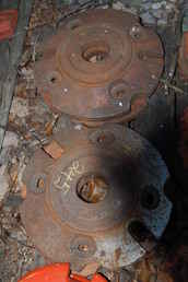 Used Farm Tractors for Sale: Allis Chalmers WD Rear Wheel Weights (2009 ...