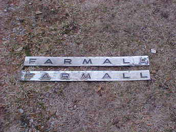 Used Farm Tractors for Sale: Two Farmall Side Panels (2009-03-22 ...