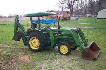Used Farm Tractors for Sale: John Deere 850 /Loader/Backhoe (2009-03-23 ...
