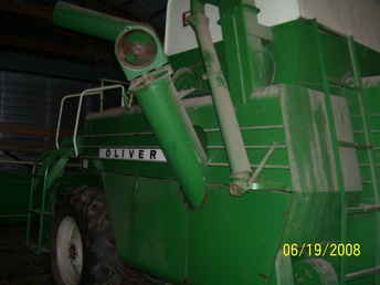 Used Farm Tractors for Sale: Old Oliver Combine (2009-03-27 ...
