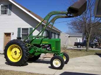 Used Farm Tractors for Sale: 1954 John Deere 60 W/Loader (2009-03-29 ...