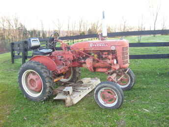 Used Farm Tractors for Sale: Farmall Sa W/ Woods L59 Mower (2009-04-17 ...