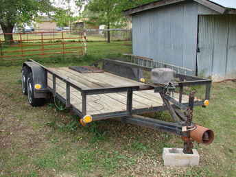 Used Farm Tractors for Sale: 16 Foot Implement Trailer (2009-04-23 ...