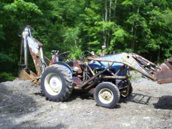 Used Farm Tractors for Sale: Ford 801 Backhoe Loader (2009-06-21 ...