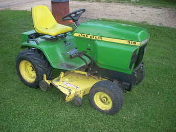 Used Farm Tractors for Sale: John Deere 316 Garden Tractor (2009-06-28 ...