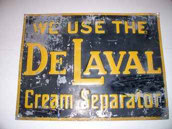 Used Farm Tractors for Sale: Delaval Cream Separator Sign (2009-09-12 ...