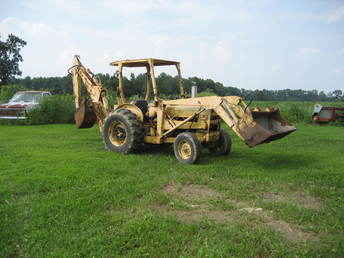 Used Farm Tractors for Sale: Ford 3550 Backhoe Diesel (2009-10-06 ...