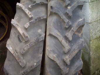 Used Farm Tractors for Sale: Pair Of 10X38 Tires (2009-10-18 ...