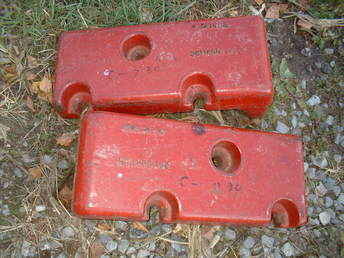 Used Farm Tractors for Sale: Farmall C-230 Frame Weights (2009-11-09 ...