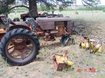 Used Farm Tractors for Sale: 1946 Case VAC (2009-12-21) - Yesterday's ...