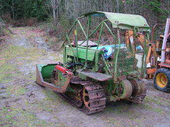 Used Farm Tractors for Sale: John Deere 40 Crawler Dozer With Winch ...
