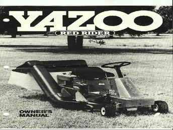 Used Farm Tractors for Sale: Yazoo Red Rider Manual (2010-02-19 ...