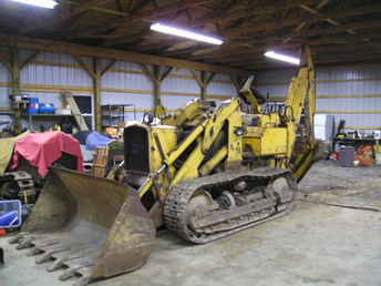 Used Farm Tractors for Sale: John Deere 450 Track Loader W/Backhoe ...