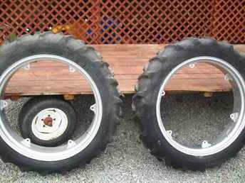 Used Farm Tractors for Sale: Farmall C SC Rear Wheels Tires (2010-03-15 ...