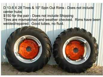 Used Farm Tractors for Sale: Tires & Rims WD 13.6 X 28 X 10 (2003-05-13 ...