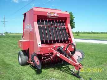 Used Farm Tractors for Sale: 2002 Gehl 1875 Round Hay Baler (2010-05-13 ...