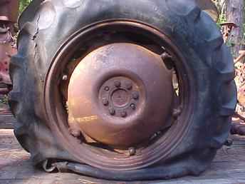 Used Farm Tractors for Sale: Ford Tractor Rear Wheels (2003-06-07 ...