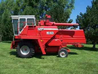 Used Farm Tractors for Sale: Massey Ferguson 540 Combine (2010-08-18 ...
