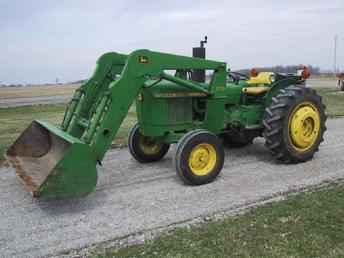 Used Farm Tractors for Sale: John Deere 1020 W/JD175 Loader (2003-07-16 ...