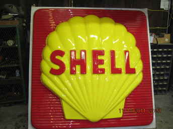 Used Farm Tractors for Sale: Shell Oil Sign (2011-11-06) - Yesterday's ...