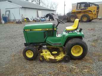 Used Farm Tractors for Sale: 420 John Deere Lawn Tractor (2011-11-15 ...
