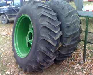 Used Farm Tractors for Sale: Cut Co-Op 18.4-34 Tires/Rims (2011-11-22 ...