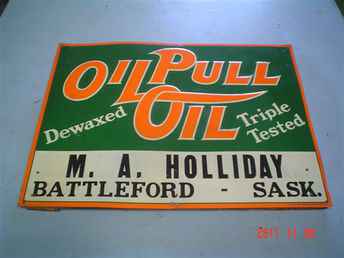 Used Farm Tractors for Sale: Oil Pull Sign (2011-12-07) - Yesterday's ...