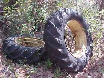 Used Farm Tractors for Sale: Two John Deere 30 Inch Rims & Tires (2003 ...
