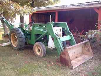 Used Farm Tractors for Sale: Oliver 550 With Backhoe, Loader (2003-10 ...