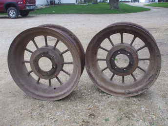 Used Farm Tractors for Sale: 24 Inch F&H Round Spoke Rims (2012-10-21 ...