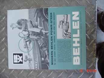 Used Farm Tractors for Sale: Behlen Power Steering Brochure (2003-11-18 ...